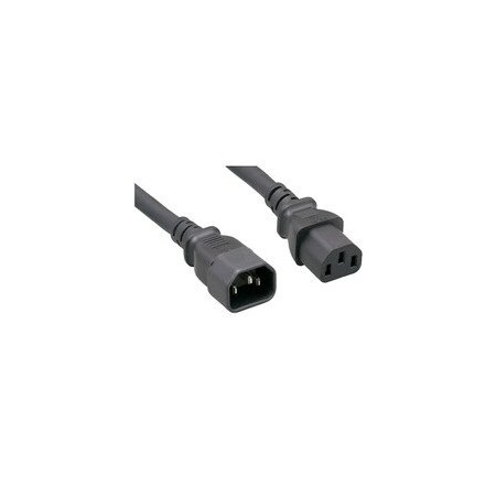 Cable Wholesale Computer / Monitor Power Extension Cord, Black, C13 to ...