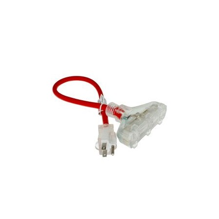 Swe-Tech 3C 3-way Outdoor Rated Power Splitter, Single Nema 5-15P to 3 ...