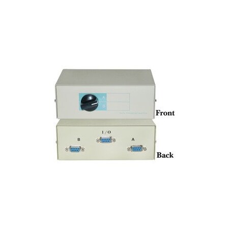 Swe-Tech 3C AB 2 Way Switch Box, DB9 Female FWT40D1-10602 | Zoro