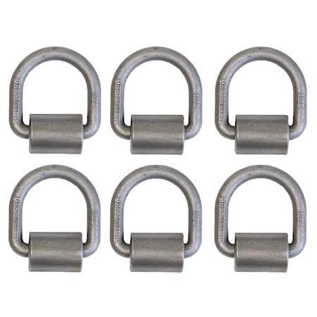 Boxer Tools 1/2-inch Weld-On Heavy Duty Forged D Rings, 12,000 Pounds ...