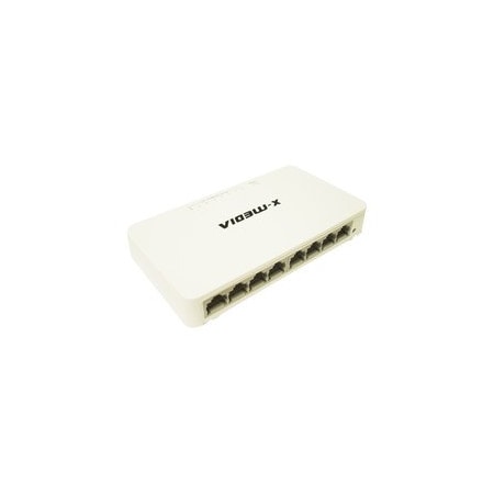 Swe-Tech 3C 8 Port 10/100/1000 Gigabit Fast Ethernet Switch, White ...