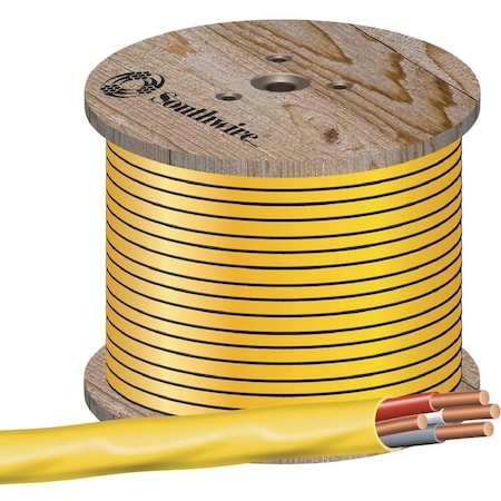 Romex NM-B Non-Metallic Building Cable, Yellow, Solid, 250 ft 63947672 ...