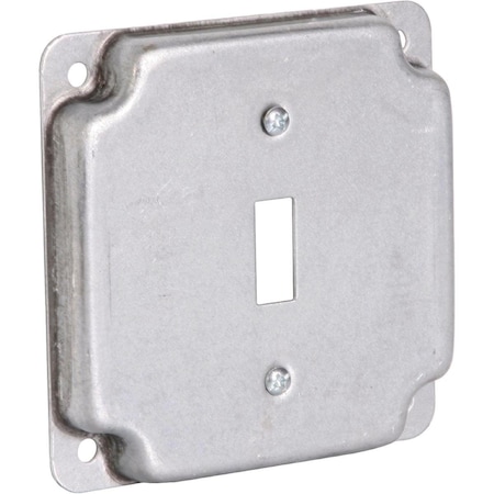 Southwire Electrical Box Cover, Square, Galvanized Steel, Toggle and ...