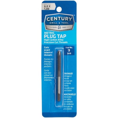 Century Drill & Tool 6.0x1.00 Carbon Steel Metric Tap 97310 | Zoro