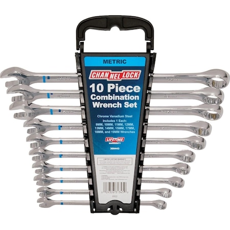 Channellock Metric 12-Point Combination Wrench Set 10-Piece 309443 | Zoro