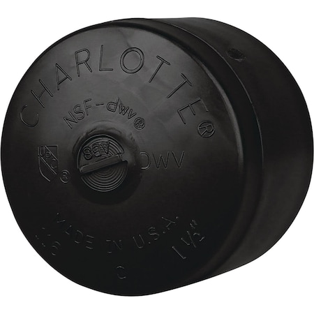 Charlotte Pipe And Foundry 4 In. Hub ABS Cap ABS 00116 1200HA | Zoro
