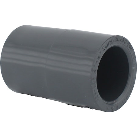 Charlotte Pipe And Foundry 1/2 In. Sch. 80 Slip X Slip PVC Coupling PVC ...