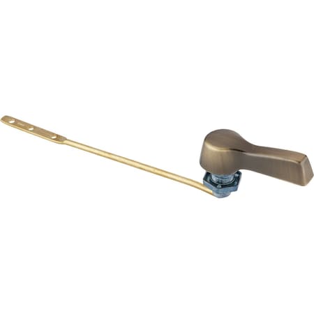All-Source Antique Brass Tank Lever with Brass Arm 091223 | Zoro