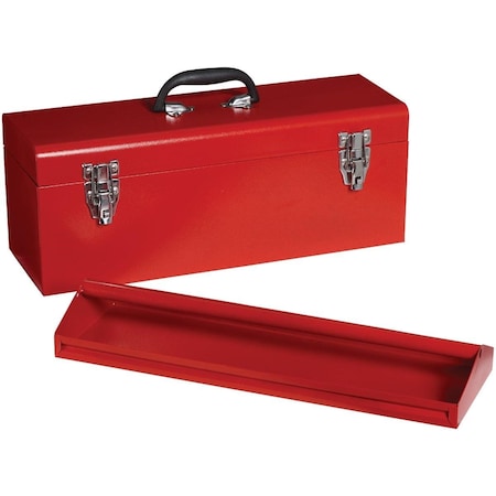 All-Source Tool Box, Steel, Red, 20 in W x 398624 | Zoro