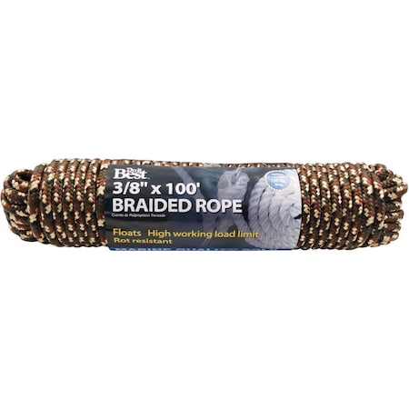 All-Source 3/8 In. x 100 Ft. Camouflage Diamond Braided Polypropylene ...