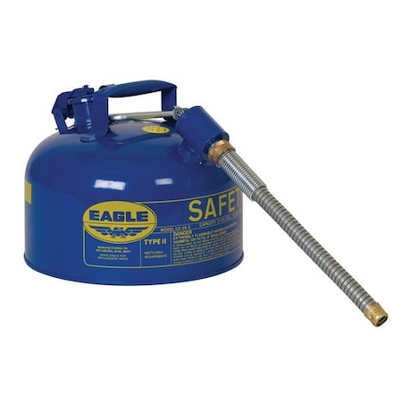 Eagle Mfg TYPE II SAFETY CANS-GAVANIZED STEEL, Blue - w/7/8in. O.D ...
