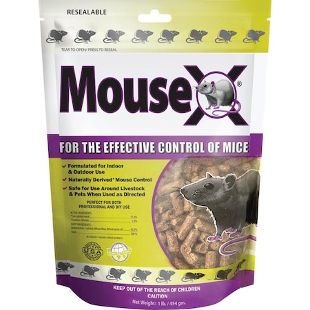 Mousex Pellet Mouse Killer, 1 Lb. 620201 | Zoro