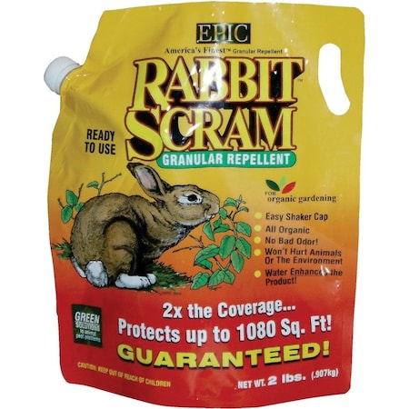 Scram Rabbit 2 Lb. Granular Organic Rabbit Repellent 11004 | Zoro
