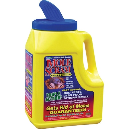 Scram Mole 4.5 Lb. Granular Organic Mole Repellent 12040 | Zoro