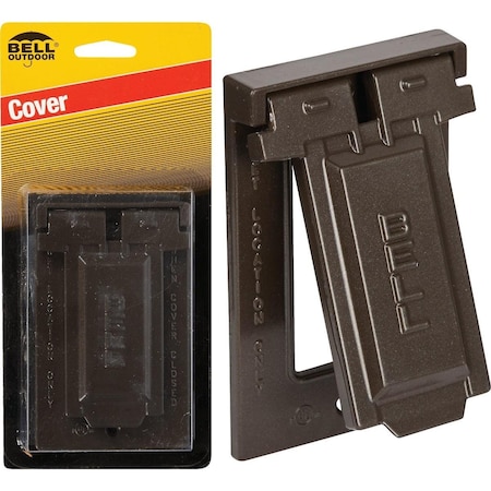 Bell Electrical Box Cover, 1 Gang Gang, Aluminum, Flip/Snap, GFCI Cover ...