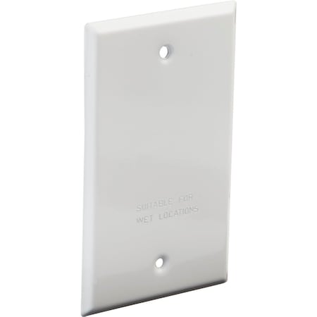 Bell Box Cover, 1 Gang, Aluminum, Blank Cover Type 5173-1 | Zoro