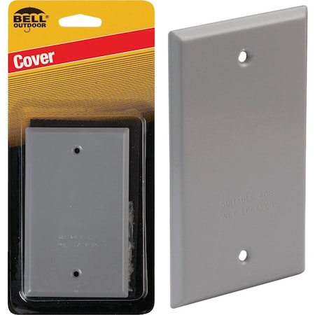 Bell Box Cover, 1 Gang, Aluminum, Blank Cover Type 5173-5 | Zoro