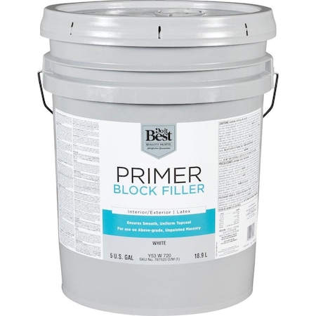 All-Source Latex Masonry Block Filler, 5 Gal. Y53W00720-20 | Zoro