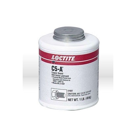 Loctite Anti Seize Lubricant, Copper-based, 1 lb brush top plastic can ...