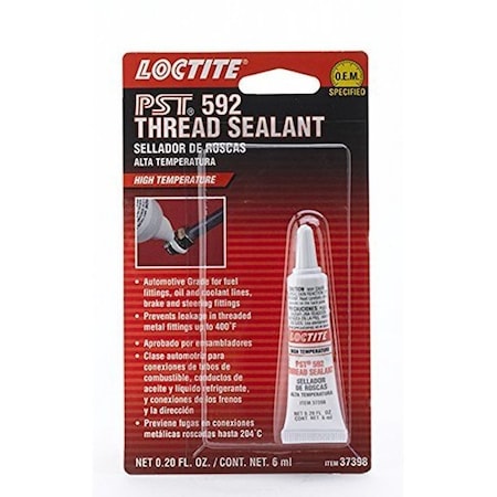 Loctite 592 PST Thread Sealant, Slow Cure 6 ml Tube LOC59214 | Zoro