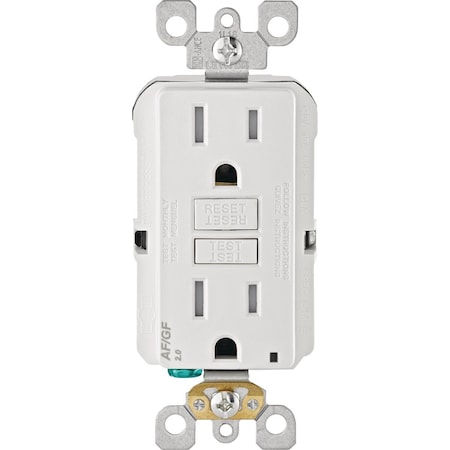Leviton SmartLockPro Dual Function 15A White Residential Grade AFCI ...