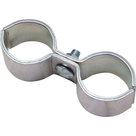 National 2 In. Zinc Plated Steel Universal Pipe Clamp N344648 | Zoro
