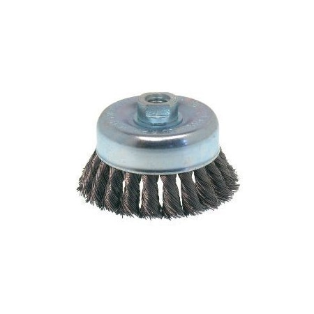 Osborn KNOT WIRE CUP 6 in. ODx.020 in. STEELx5/8-11 NC AHClamshell ...