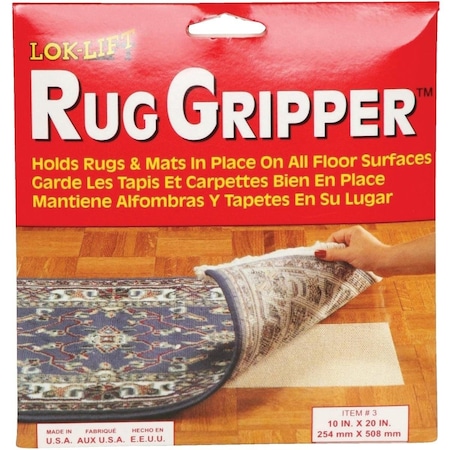 Lok-Lift Rug Gripper 10 In. x 20 In. Nonslip Rug Pad 3-60 | Zoro