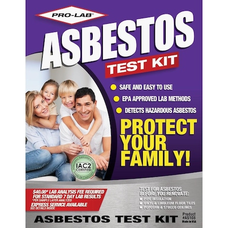 Pro Lab Asbestos Test Kit AS108 | Zoro
