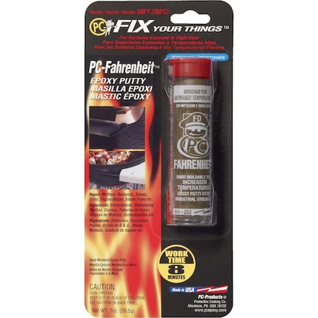 Pc-Fahrenheit 1 Oz. Brown Epoxy Putty PC-FAHRENHEIT | Zoro
