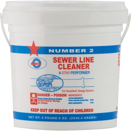 Rooto Sodium Hydroxide 6-1/2 Lb. Sewer Line Cleaner 1010 | Zoro