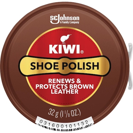 Kiwi 1-1/8 Oz. Brown Shoe Polish 0113 | Zoro