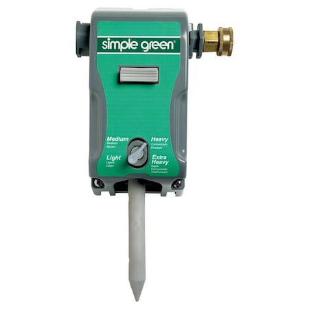 Simple Green Dispenser, Bottle, Bucket, 1 gpm 13384 | Zoro