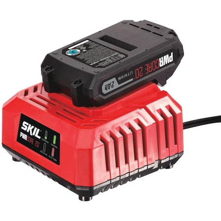 Skil PWRCore 20 Volt Lithium-Ion Battery Charger SC535801 | Zoro