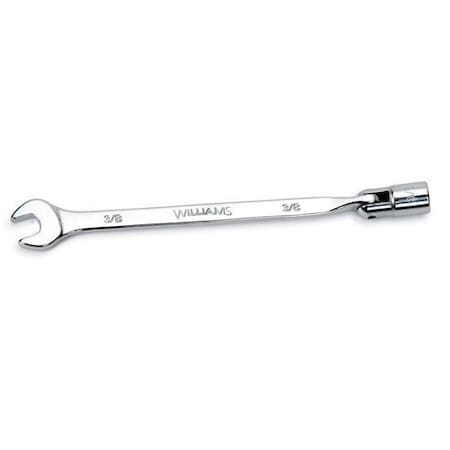 Williams Combination Wrench, 1/2 Inch Opening, Rounded, Socket End ...