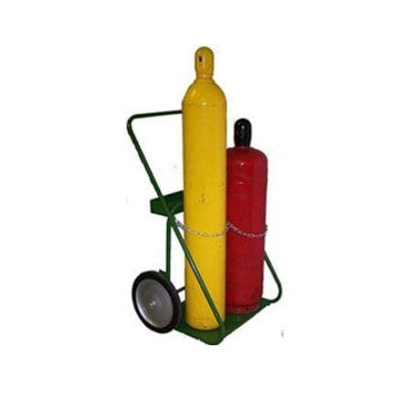 Saf-T-Cart Dual Cylinder Cart Welding Cart, 400 lb. Load Capacity 401 ...
