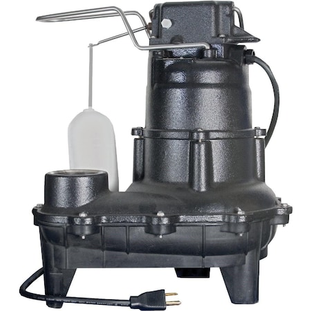 All-Source 4/10 H.P. Cast Iron Sewage Ejector Pump 40EC | Zoro