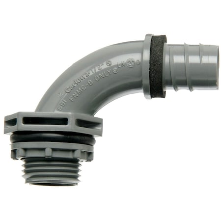 Abb Conduit Fitting 3/4 in, Liquid-Tight, Grey LN20EACTN | Zoro