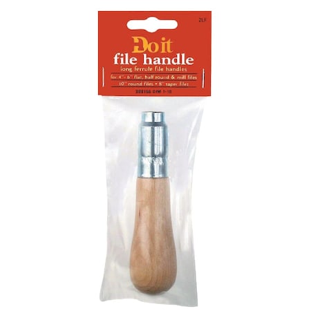 All-Source Long Ferrule 4-1/2 In. L Wood File Handle for 6 to 8 In ...