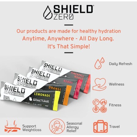 Sword Performance Shield Zero Calorie, Zero Sugar Electrolyte Hydration ...