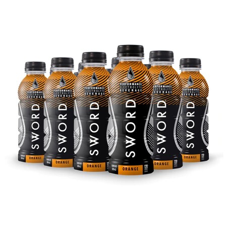 Sword Performance Ready To Drink Bottle, Balanced Electrolytes, Orange ...