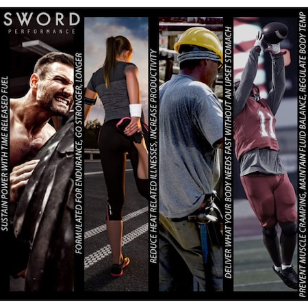 Sword Performance Ready To Drink Bottle, Balanced Electrolytes, Orange ...