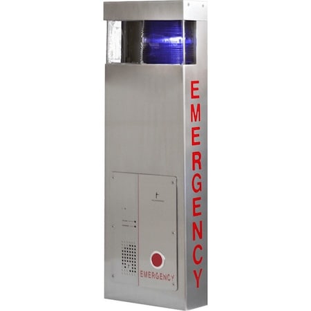 Talkaphone Etp-Wmse Series Brushed Stainless Steel Economy Wall Mounted ...