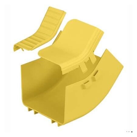 Panduit FITTING AND COVER INSIDE VERTICAPK1 FRIV456X4LYL | Zoro