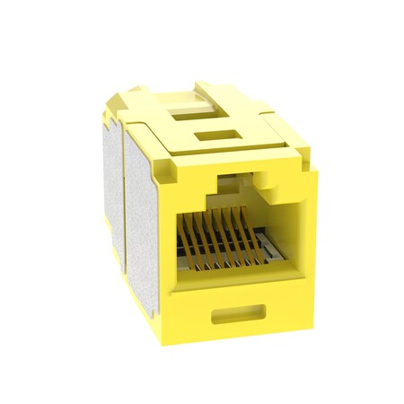Panduit COUPLER MODULE CAT6A UTP YELLOW CC6X88YL | Zoro
