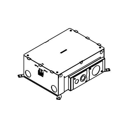 Legrand Evolution Series Floor Box 8-Gang EFB8S | Zoro