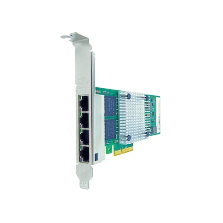 Axiom 10/100/1000Mbs Quad Port RJ45 PCIe x4 NIC Card for Dell - 540 ...