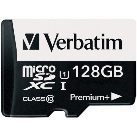 Verbatim Verbatim Memory Card w/ Adapter, Premium+ 533X, 128Gb ...
