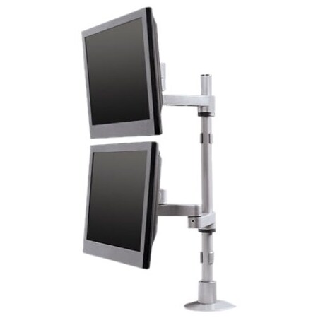 Innovative Office Products Dual Tier Foldable Lcd Arm w/ 28 Pole ...