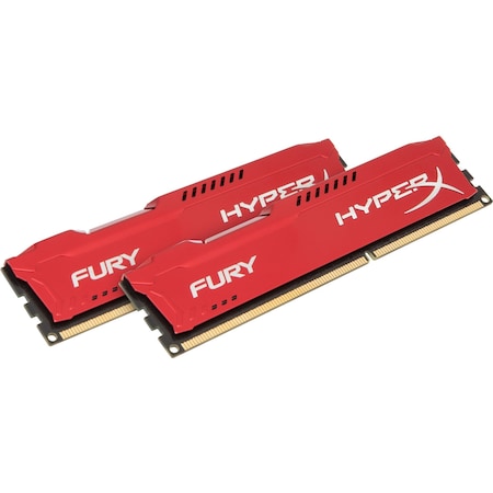 Kingston 8Gb 1866Mhz Ddr3 Hyperx Fury Red Series (Kit Of 2 ...